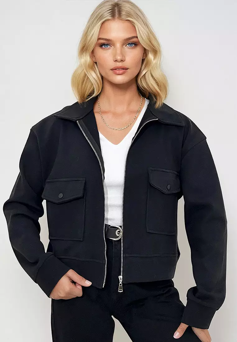 Alacati Collared Zip Jacket 2025 | Buy Alacati Online | ZALORA Hong Kong