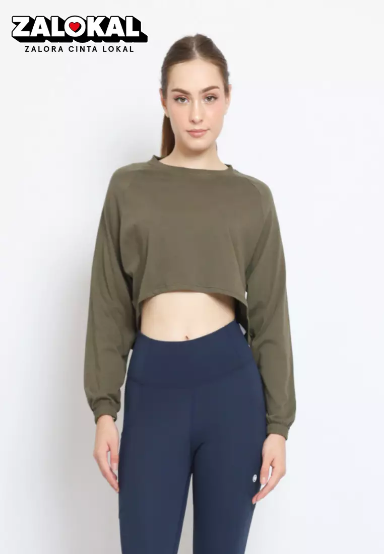 Jual Corenation Active Aura Long Sleeve - Green Original 2024 | ZALORA ...