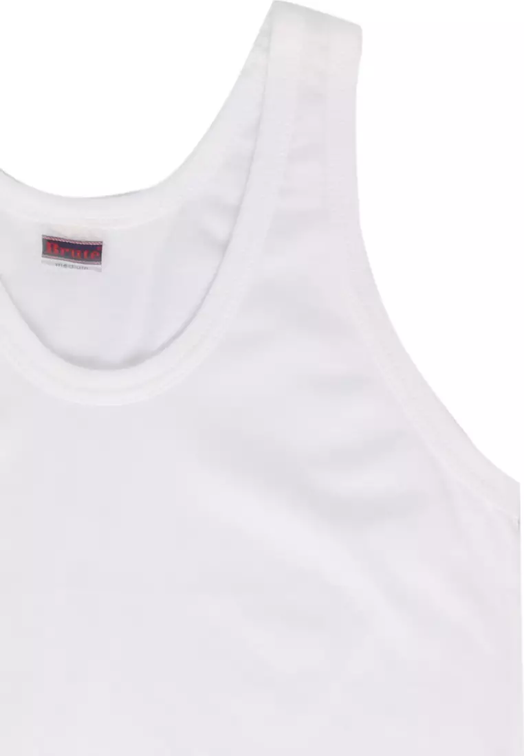 Buy BRUTE Cotton Junior Tank Top Sando - Set of 3 2025 Online | ZALORA ...