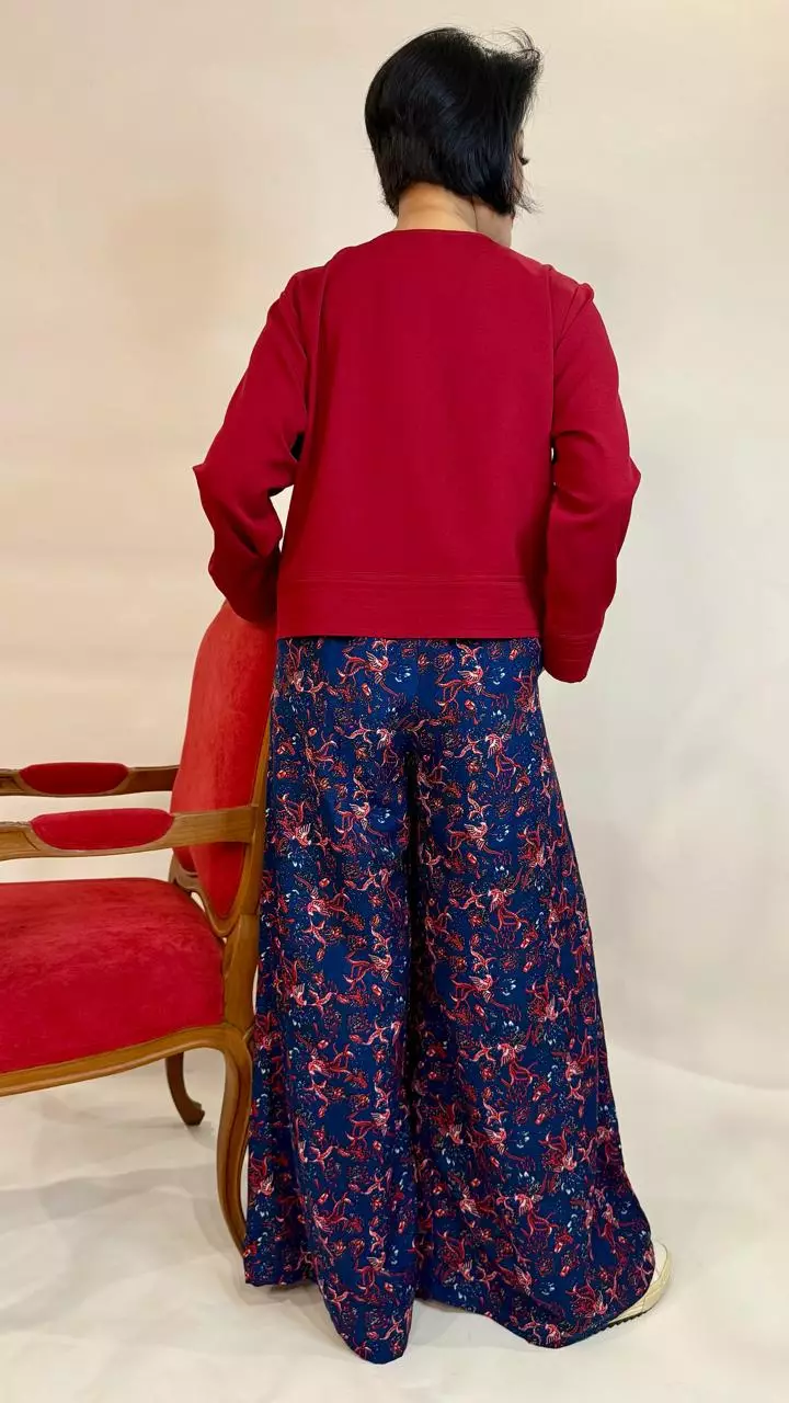 Jual Dhanny Dahlan Collection Deep Red Top Original 2025 | ZALORA ...