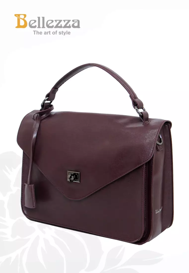 Jual Bellezza Bellezza Shoulder Bag 24534-38 Red Wine Original 2025 ...