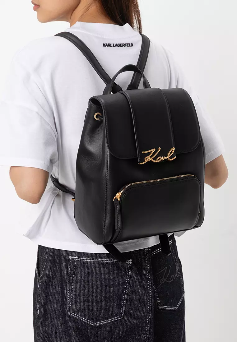 Buy KARL LAGERFELD K/Signature Flap Backpack 2025 Online | ZALORA ...
