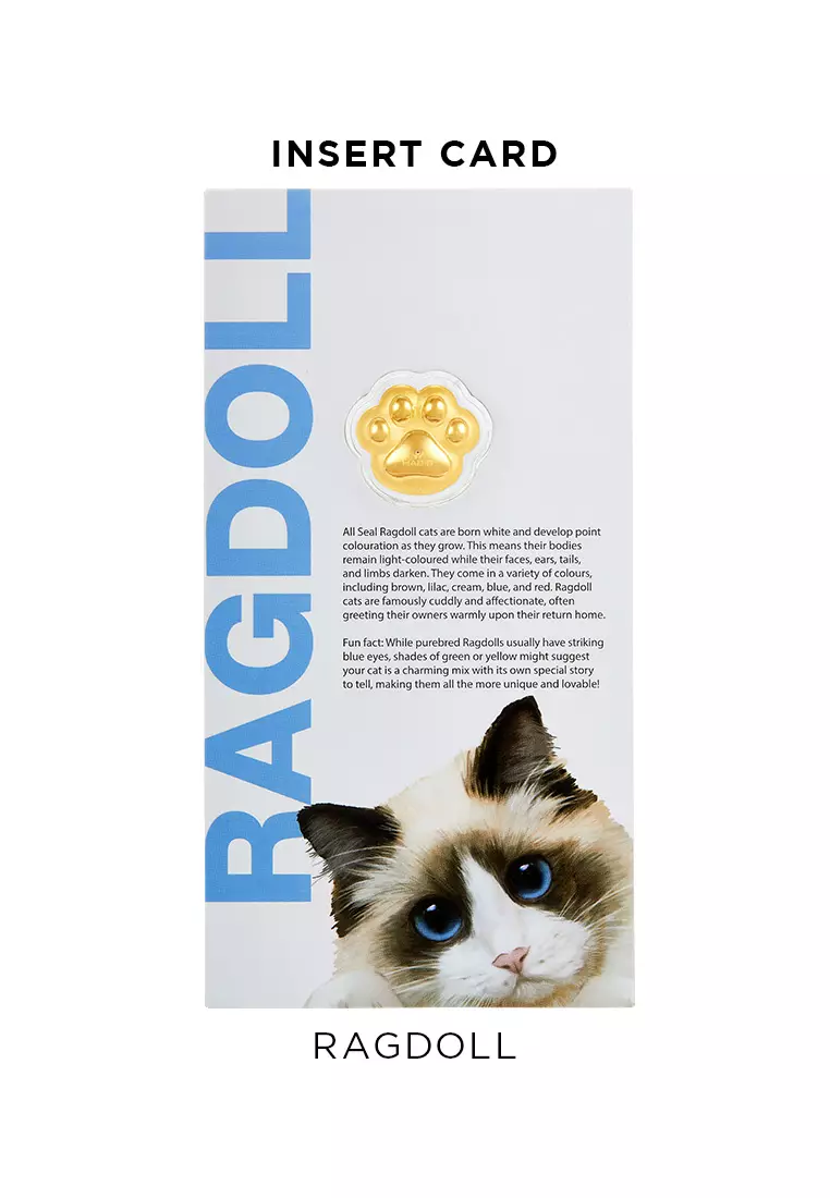 Buy HABIB HABIB Cat Collection (Ragdoll) | 999.9 Gold Wafer (0.20g ...
