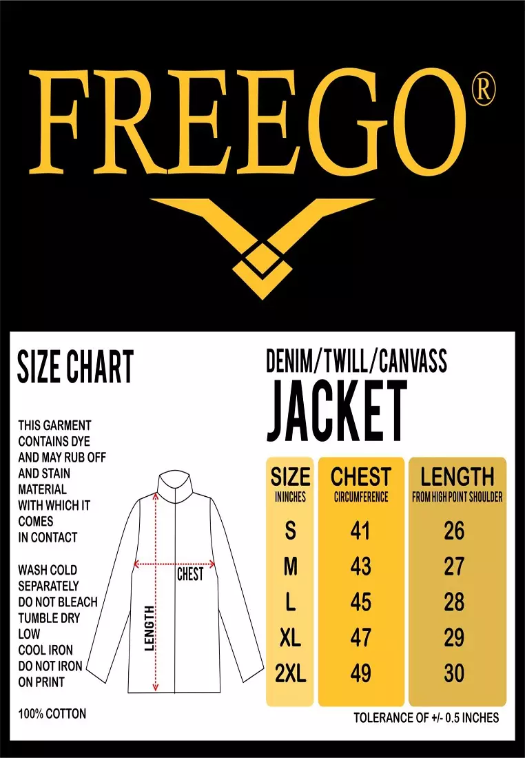 Buy Freego Mens Full Zip Jacket 2026 Online | ZALORA Philippines