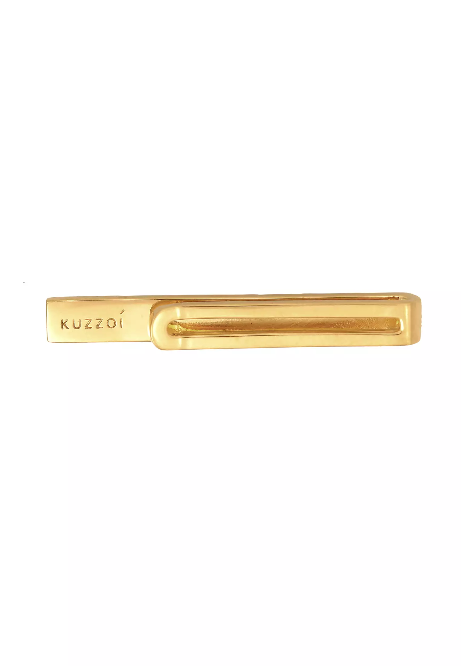 Buy Kuzzoi Men's Silver Textured Tie Bar – Gold-Plated 2026 Online | ZALORA