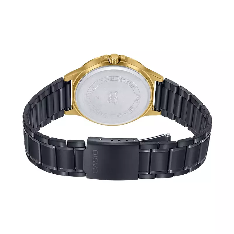 Jual CASIO Jam Tangan Pria Casio General MTP-V300GB-1AUDF Dress Men Black Dial Black Stainless ...