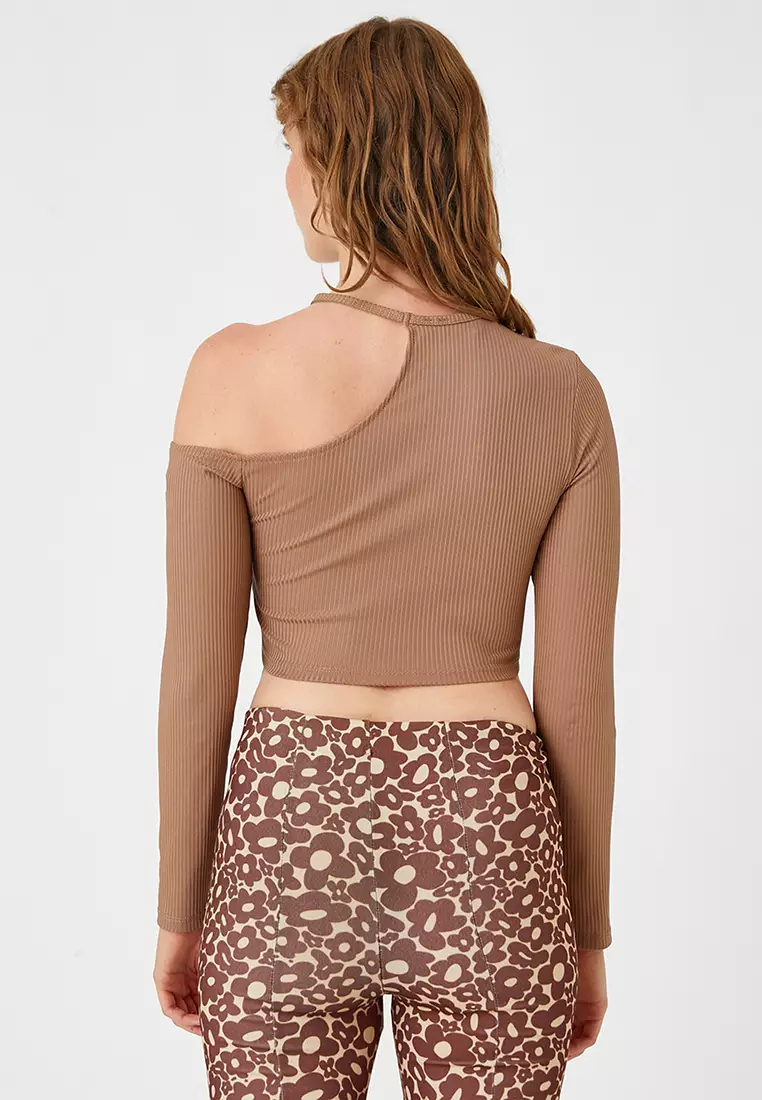 Buy KOTON Window Crop Top 2024 Online | ZALORA Singapore