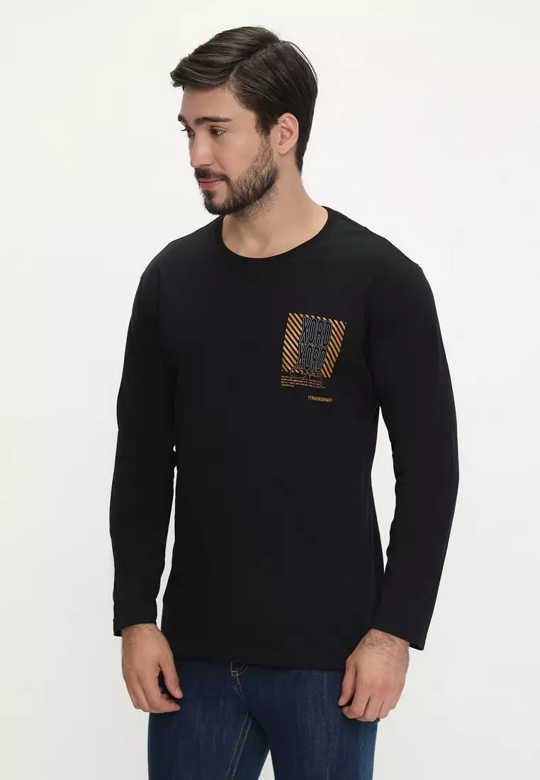Jual Xtraordinary (XO) XTRAORDINARY (XO) T-Shirt Cotton Combed Lengan Panjang Pria 2073190883 ...