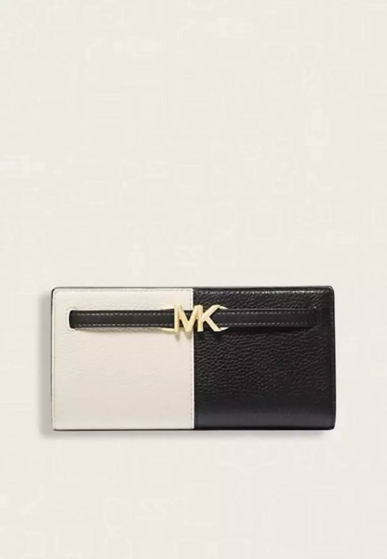 Jual MICHAEL KORS Michael Kors Reed Large Two-Tone Pebbled Leather ...