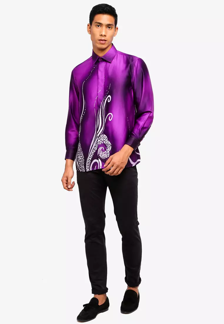 Buy Gene Martino Men's Batik Shirt 2025 Online | ZALORA Philippines