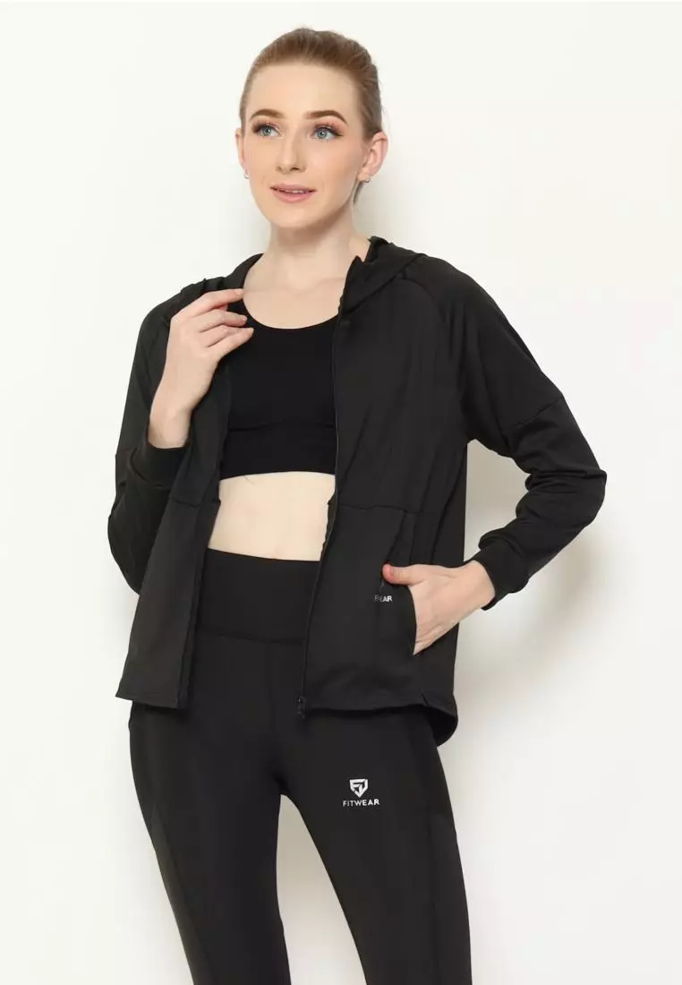 Jual FITWEAR Fitwear - Jaket / Jacket Olahraga Wanita ZEVIA OVERSIZE ...