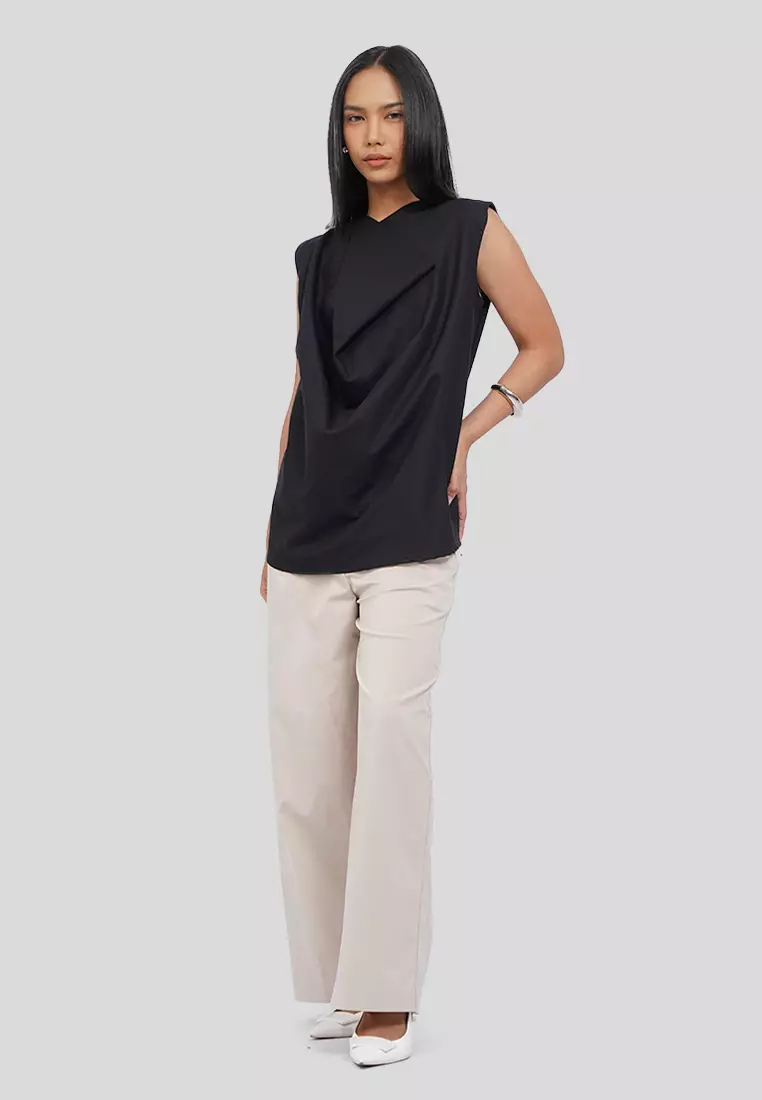 Jual Executive High Waist Wide Leg Pants Original 2025 | ZALORA Indonesia