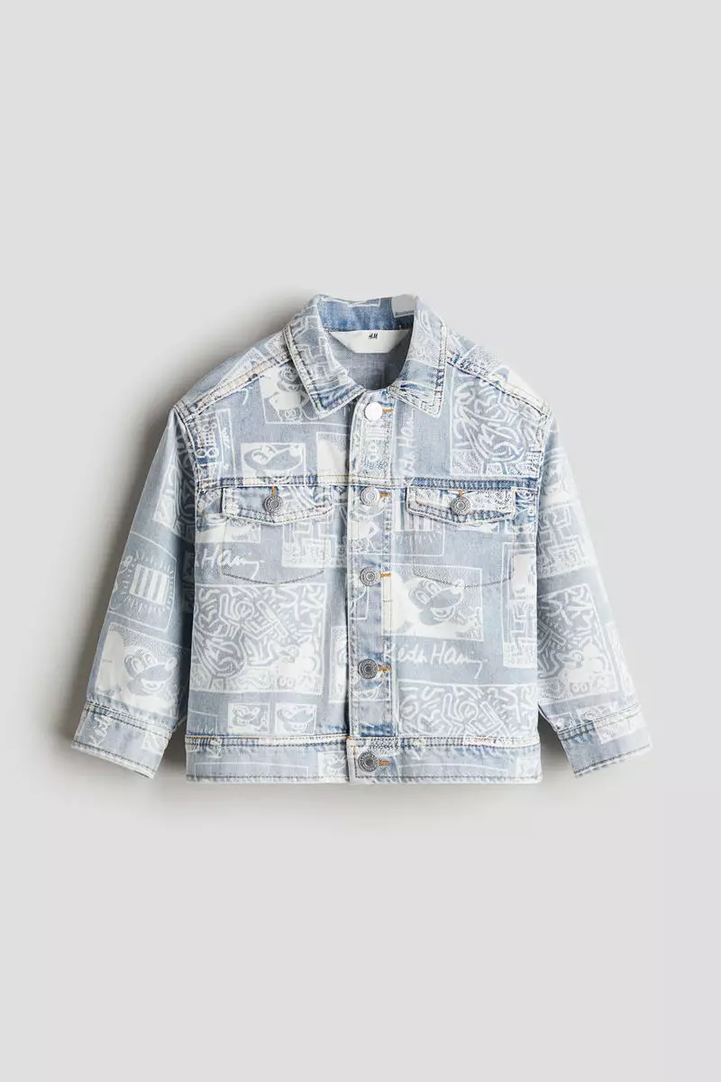 Buy H&M Patterned denim jacket 2025 Online | ZALORA Philippines