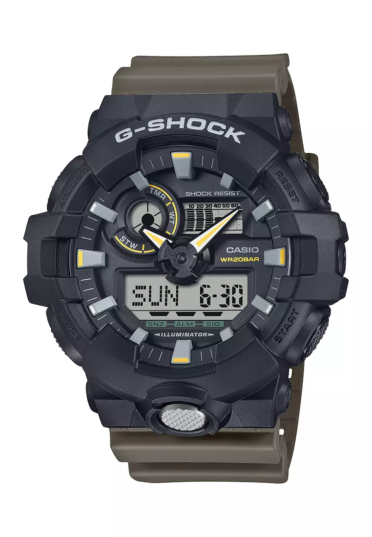 Buy G-Shock TWO TONE UTILITY COLORS GA-710TU Men's Analog Digital Watch ...