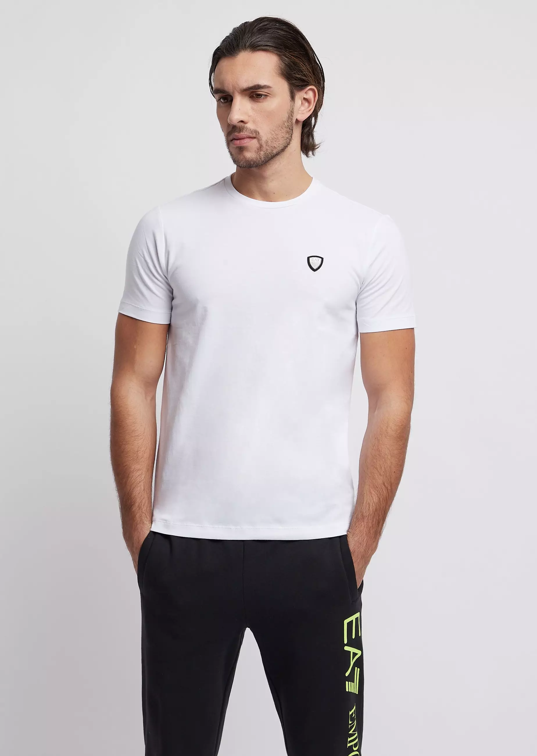 Jual EA7 Emporio Armani TRAIN CORE SHIELD M TEE ST Original 2025 ...