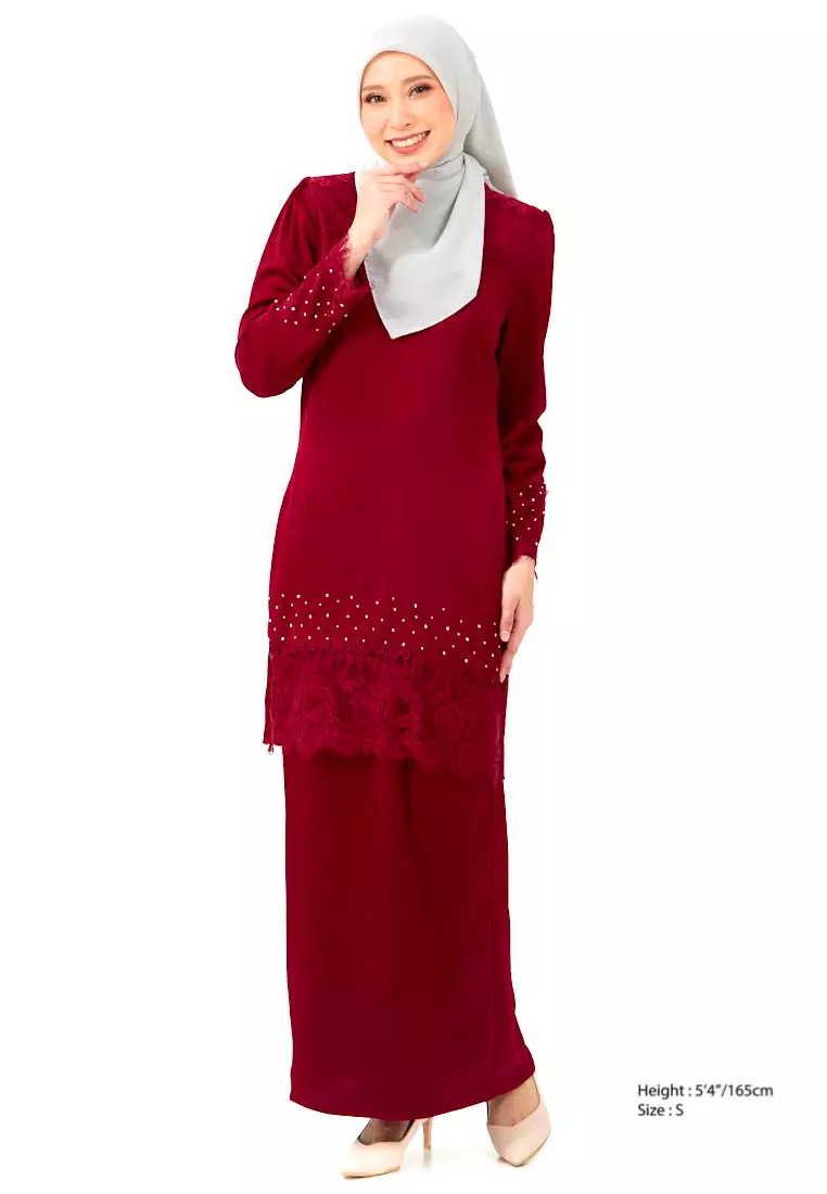 Buy Gene Martino GM - De' Bunga Raya Series Sri Kuntum Kurung Modern ...