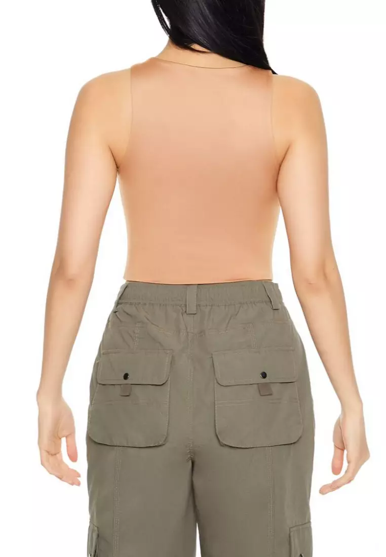 Buy Forever 21 Contour Cropped Tank Top 2024 Online Zalora Philippines