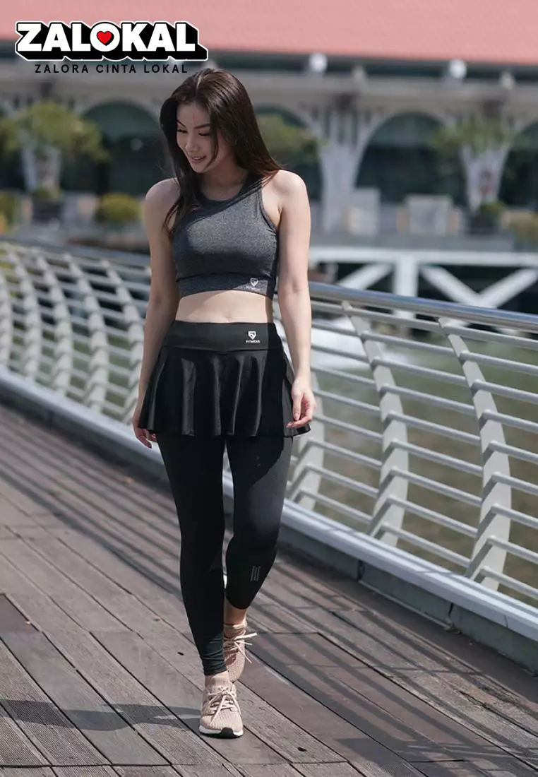 Jual FITWEAR Fitwear - Rok + Legging Olahraga Wanita MARLINE ANKLE DOTS ...