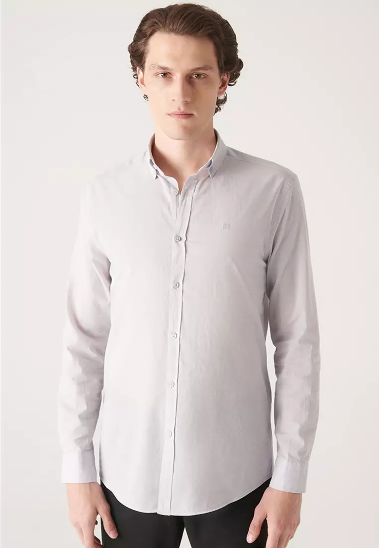 Jual Avva Thin Soft Long Sleeves Shirt Original 2025 | ZALORA Indonesia