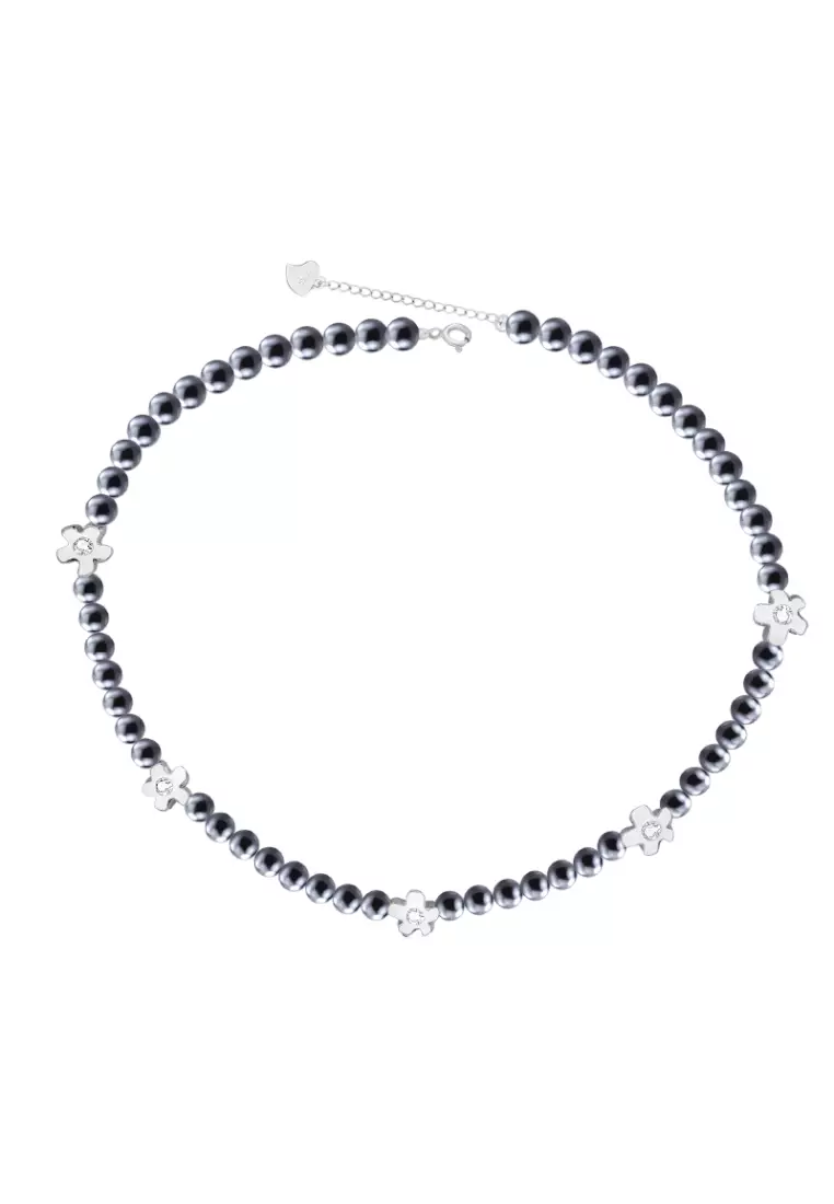 Buy Lara Stacked Luxury Silver Lockbone Chain 2025 Online | ZALORA ...