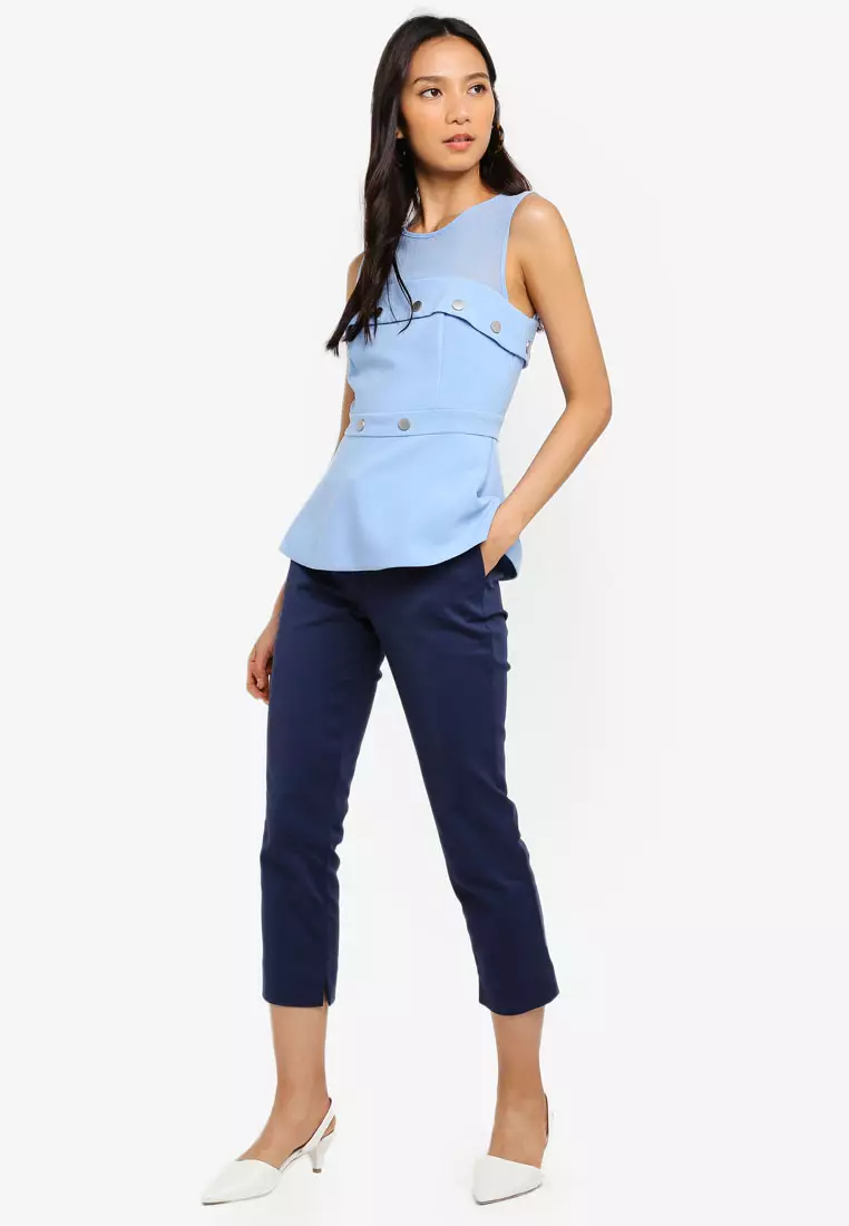 Dressing Paula Embellished Paneled Cady Top 2024 | Buy Dressing Paula ...