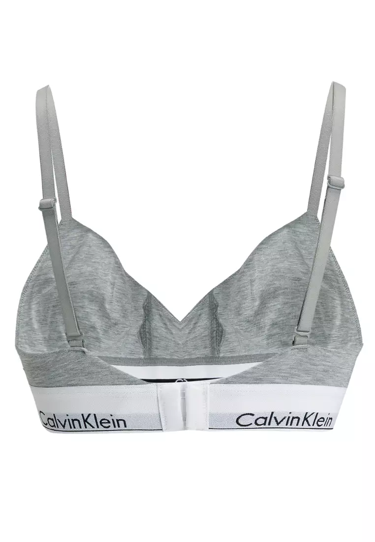 CALVIN KLEIN Modern Cotton Lightly Lined Triangle Bralette - Calvin ...