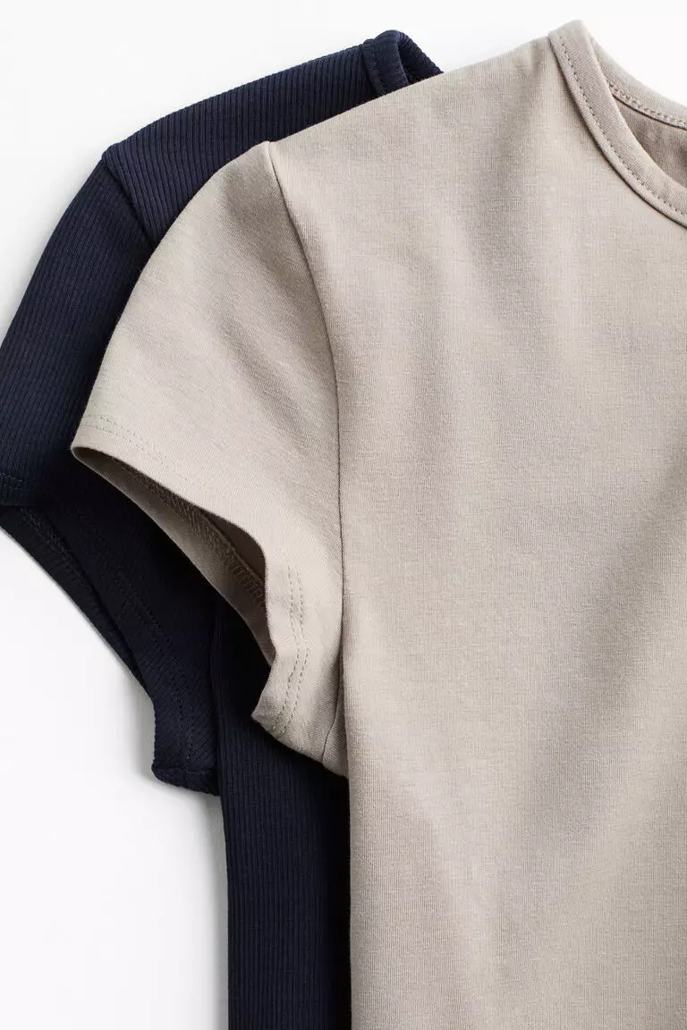 Jual H&M 2-pack T-shirts Original 2025 | ZALORA Indonesia