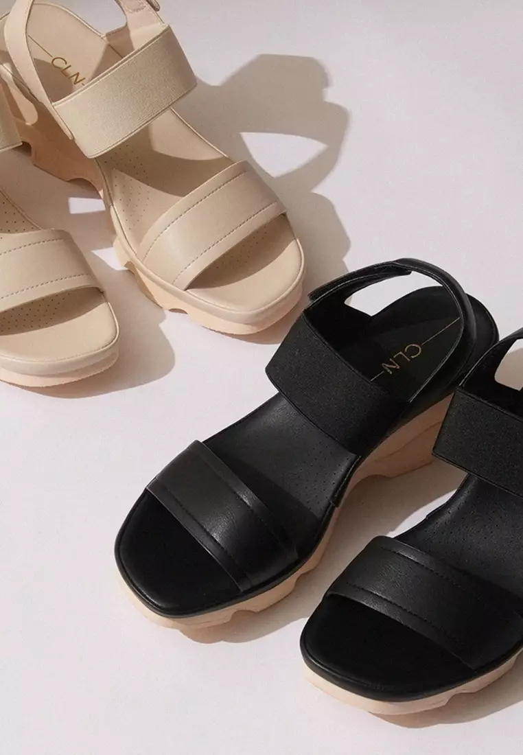 Buy CLN Aiyan Wedge Sandals 2025 Online | ZALORA Philippines