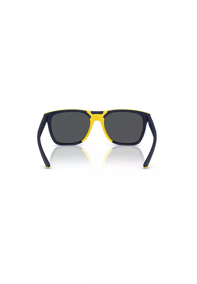 Buy Scuderia Ferrari Unisex Square Frame Blue Sunglasses, UV Protection ...