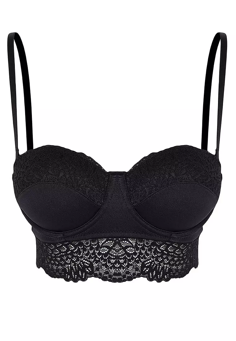 Buy Trendyol Longline Push-Up Bra Online | ZALORA Malaysia