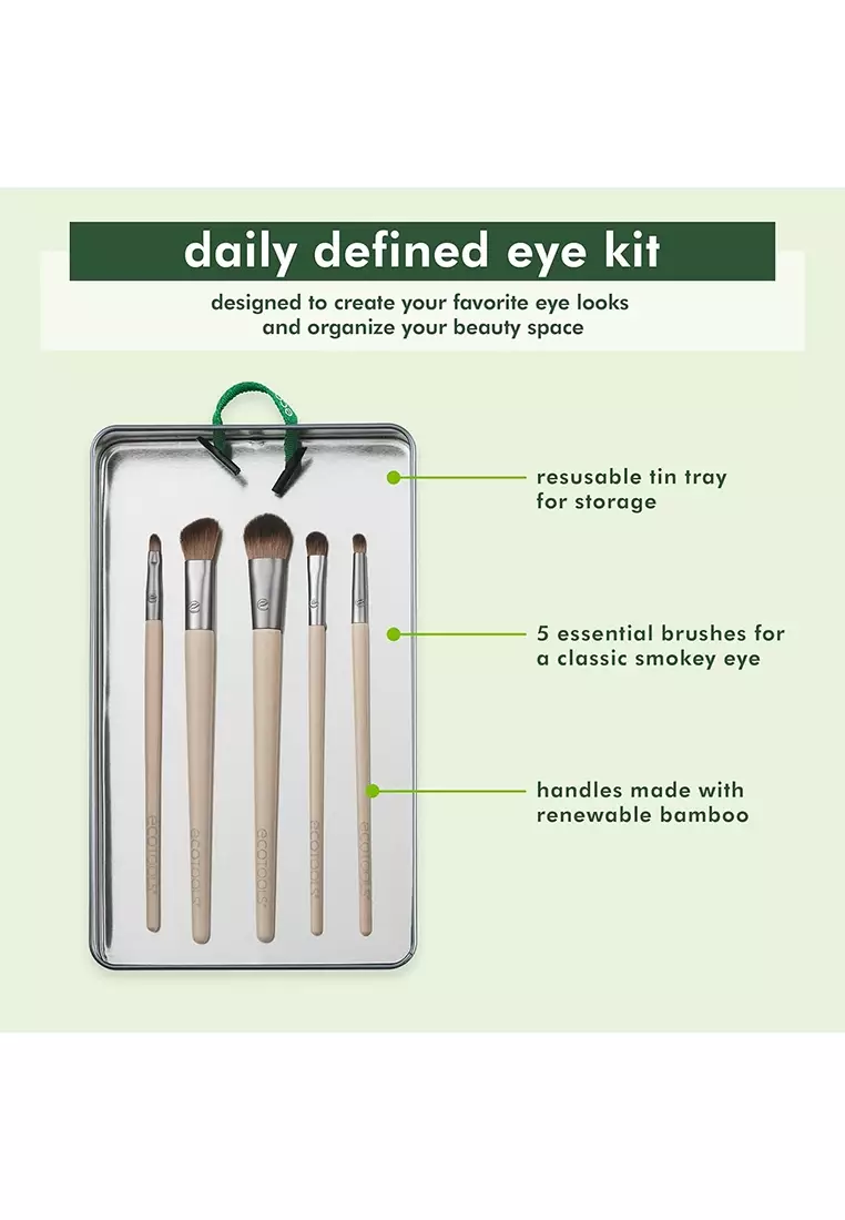 Buy EcoTools EcoTools Daily Defined Eye Makeup Brush Set (for Liquid ...
