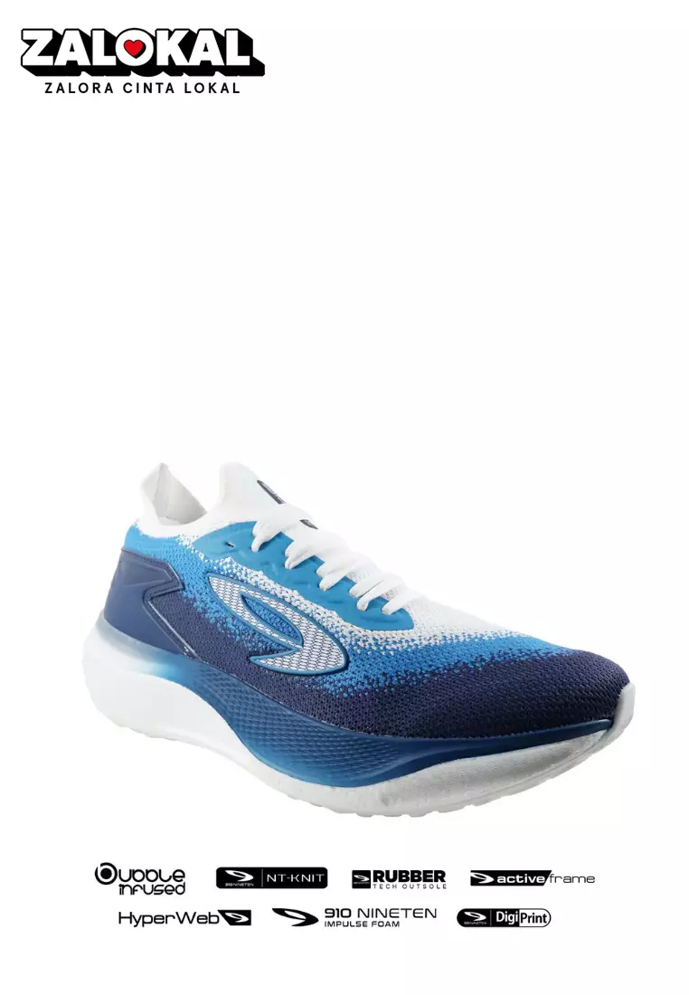 Jual 910 910 Nineten Haze Infiknit V2 Sepatu Lari - PUTIH/BIRU-MUDA ...