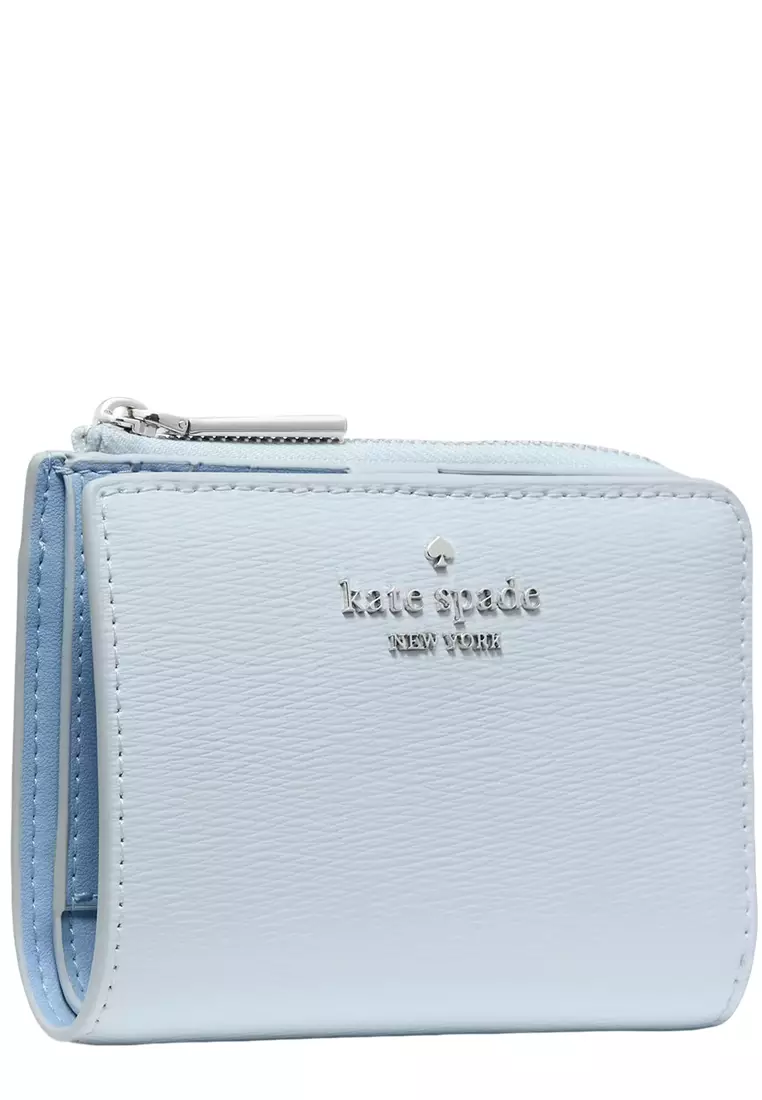 Buy Kate Spade Small L-Zip Wallet - Pale Sapphirine KP063 2026 Online ...