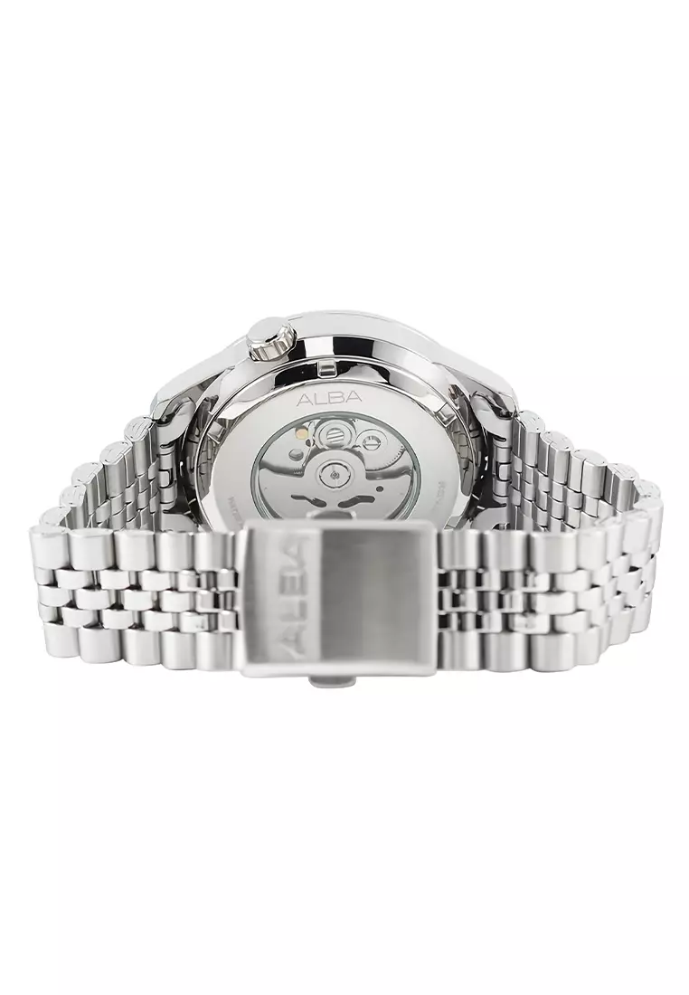 Jual Alba Alba Mechanical - Jam Tangan Automatic Pria - Silver Green ...