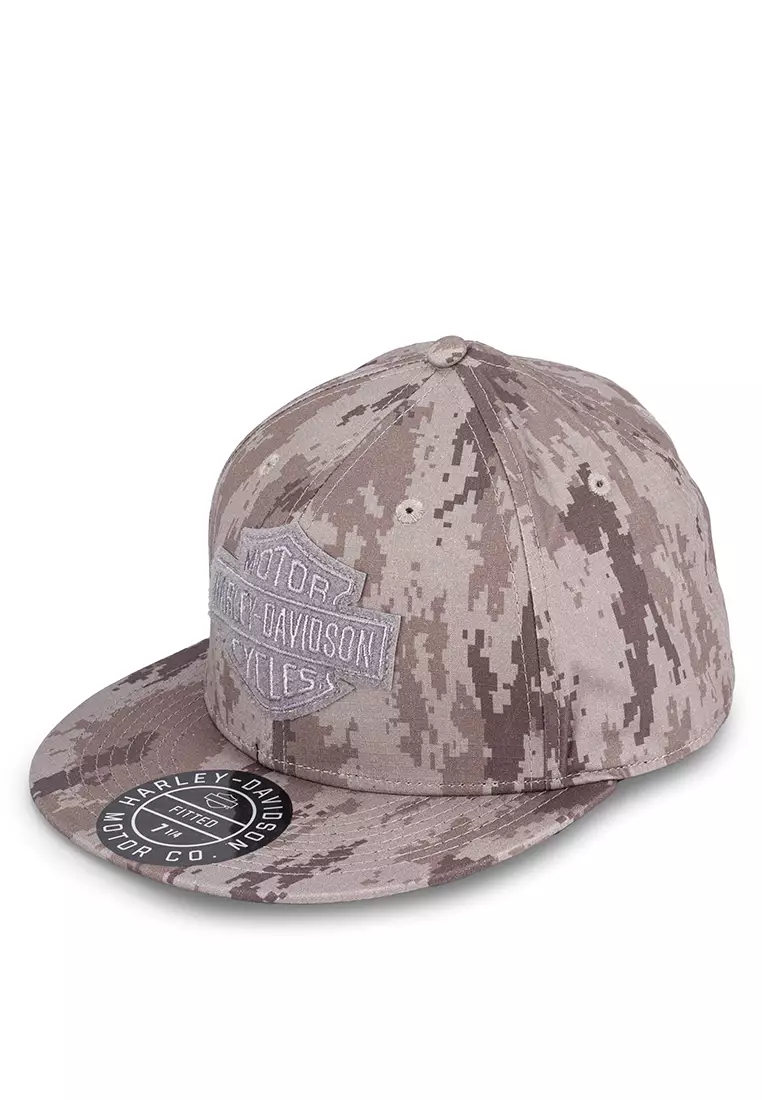 Jual Harley Davidson Harley-Davidson Modern Camo Stretch Fit Cap ...