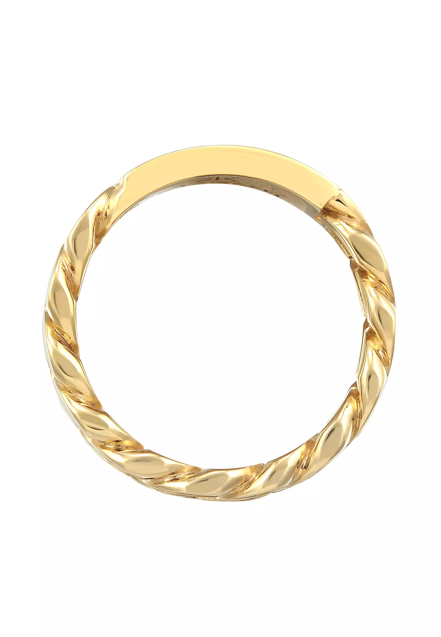 Buy Kuzzoi Men's Silver ID Bar Band Ring – Gold-Plated 2026 Online | ZALORA