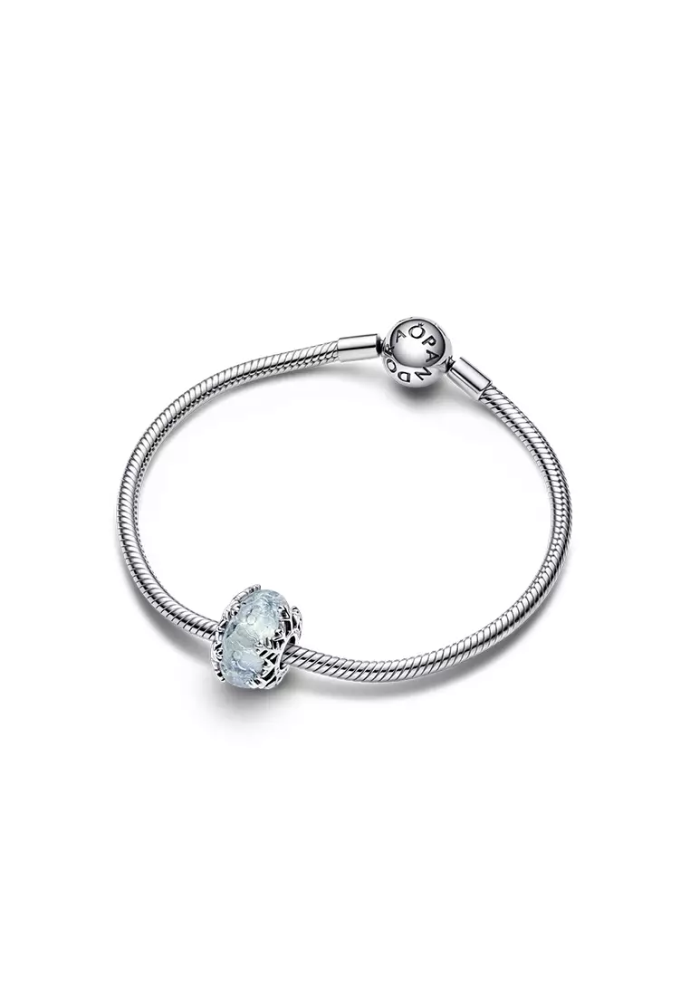 Buy PANDORA Pandora Winter Blue Snowflake Murano Charm Online | ZALORA ...