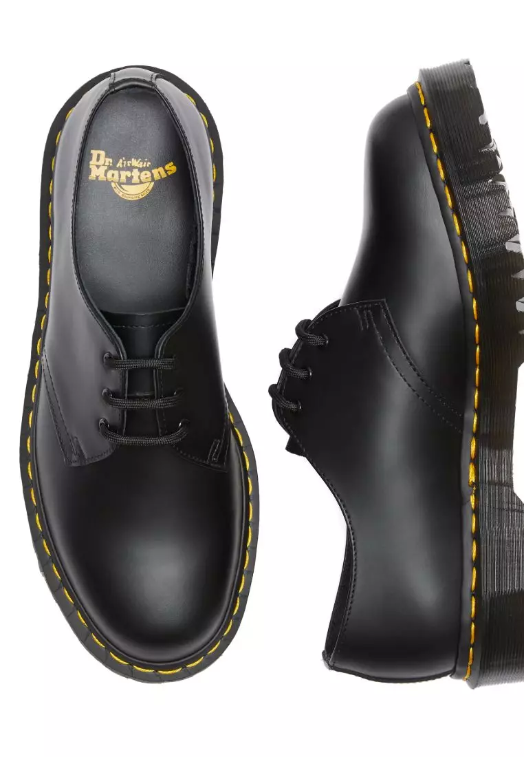 Buy Dr. Martens 1461 BEX SMOOTH LEATHER PLATFORM OXFORD SHOES BLACK - MEN 2025 Online | ZALORA ...