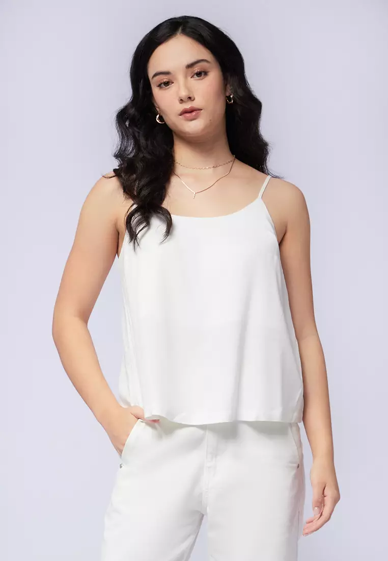 Jual et cetera Regular Fit Basic Camisole OFF WHITE Original 2025 ...