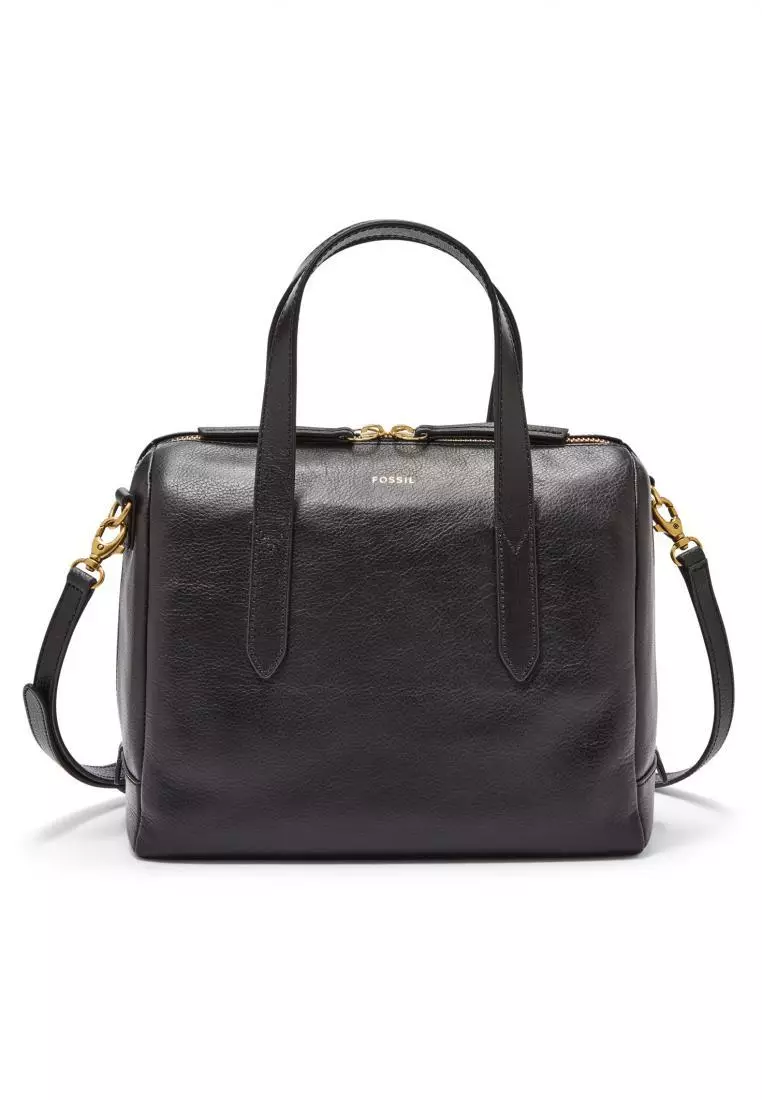 Jual Fossil Fossil Sydney Leather Satchel Black Tas Wanita - SHB1978 ...