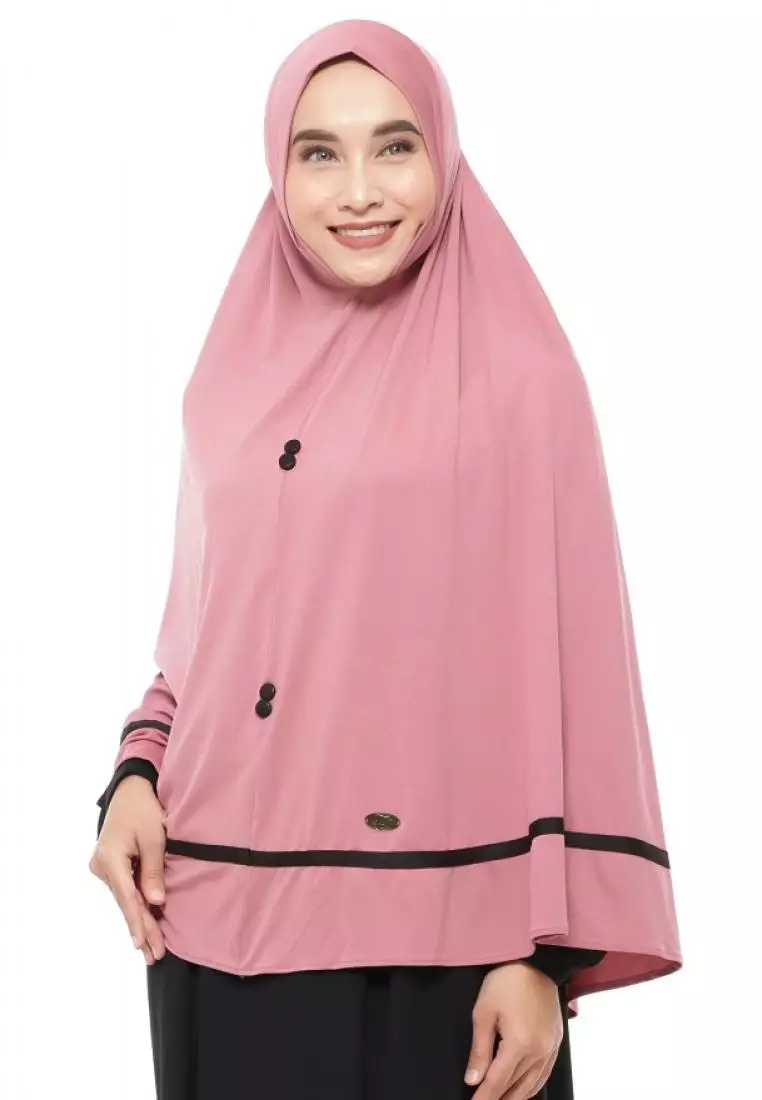 Jual First Hijab Mahira Khimar Instan In Pink Original 2024 | ZALORA Indonesia