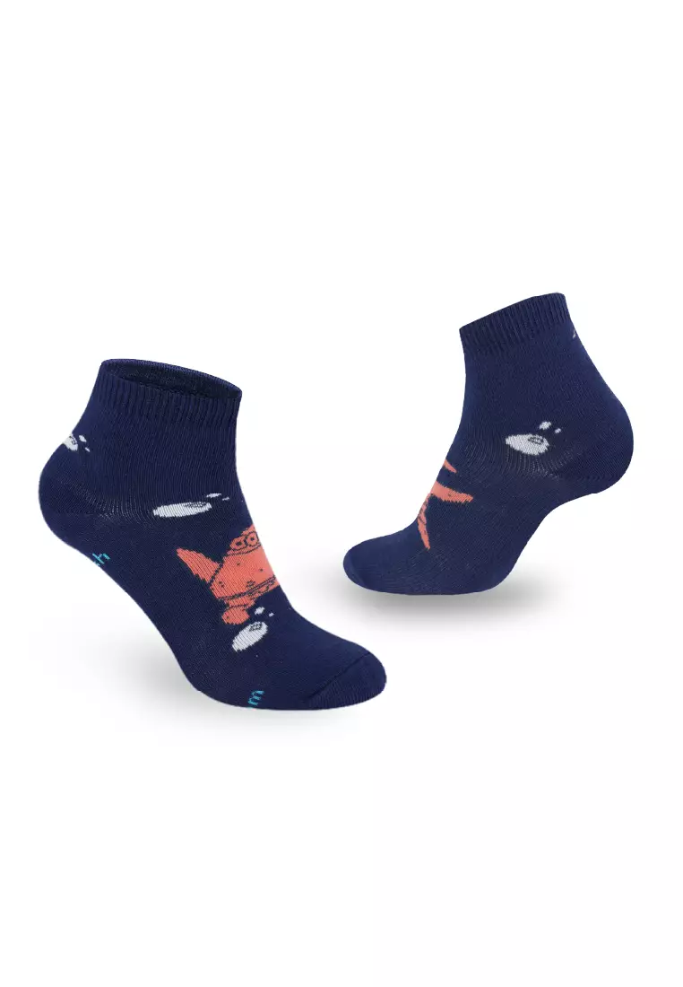 Buy Biofresh Boys' Antimicrobial Cotton Thin Casual Ankle Socks 3 pairs ...