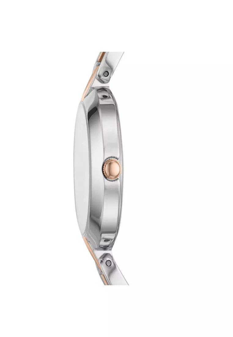 網上選購 Fossil Fossil Kerrigan Three-Hand Two-Tone Stainless Steel Watch ...