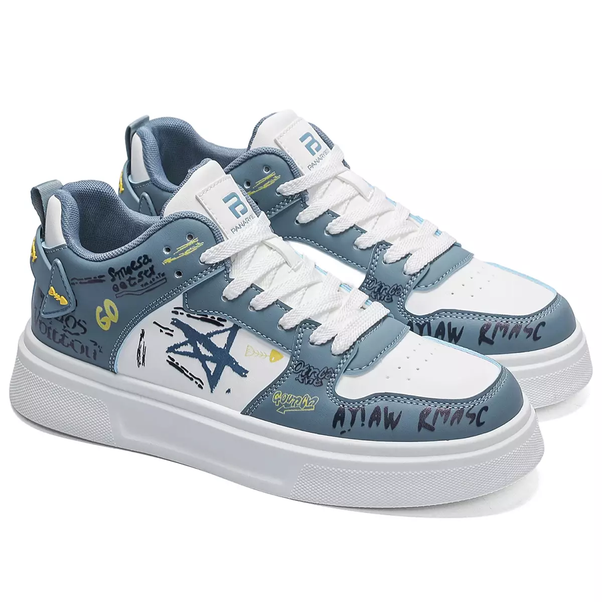 Jual LURAD LURAD Sepatu Cowok Boot Diatas Mata Kaki Sneakers Pria Motif ...