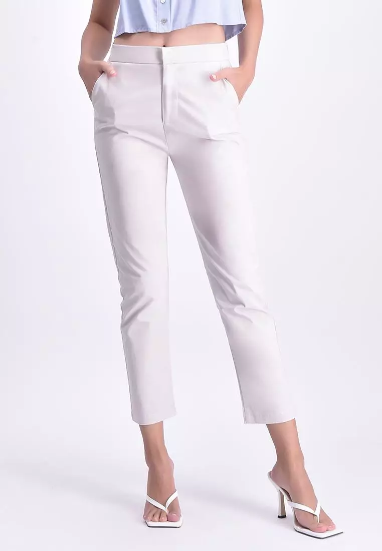 Buy BENCH Women's Straight Cut Slacks 2025 Online | ZALORA Philippines
