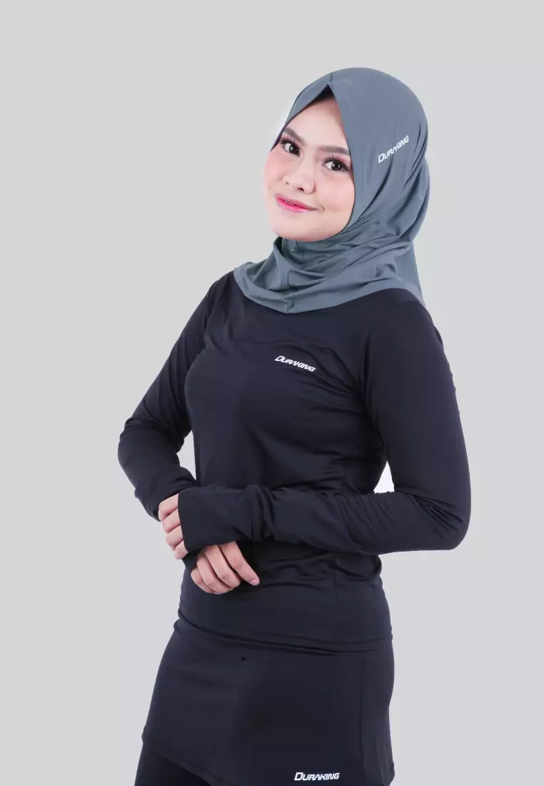Jual Duraking Duraking Hijab Sports Aqia Presidential Blue Original ...