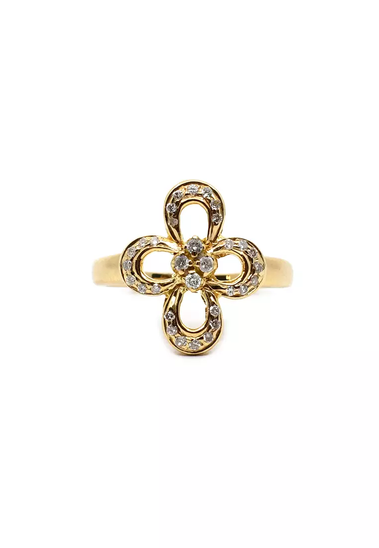 Buy CEBUANA LHUILLIER JEWELRY 18K Italian Made Yellow Gold Lady Ring ...