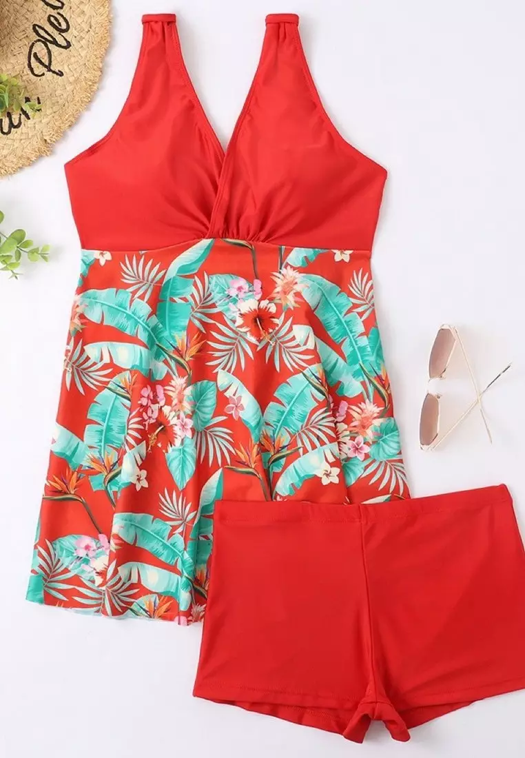 Buy LYCKA LYX675323218633 European Lady Bikini Swimwear Red 2025 Online ...