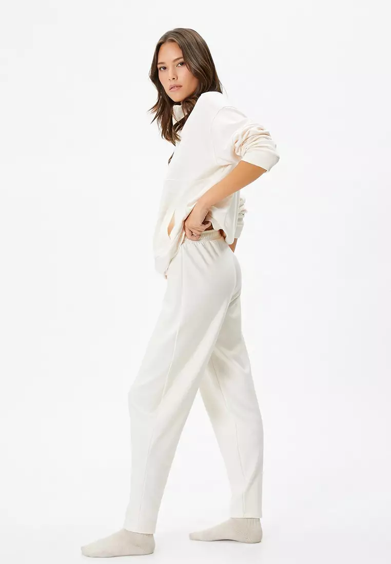 Buy KOTON Jogger Pajama Bottom with Elastic Waist 2026 Online | ZALORA