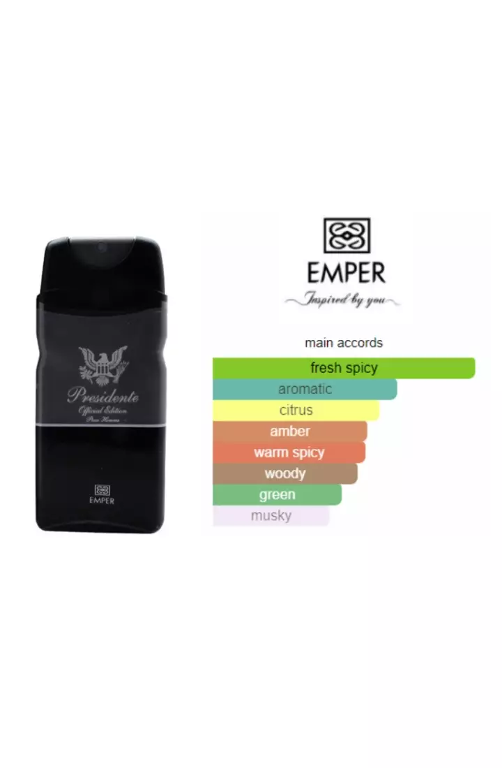 Jual Emper Emper Presidente Official Edition Pour Homme - 20 ML (Parfum ...